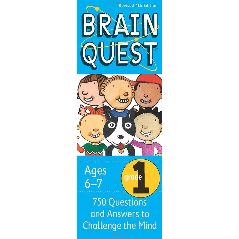 英文原版 Brain Quest Grade 1 少儿读物 大脑任务一年级