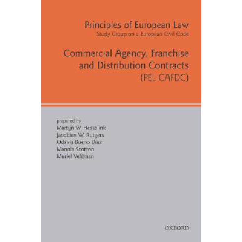 Principles of European Law: Commercial Agenc...