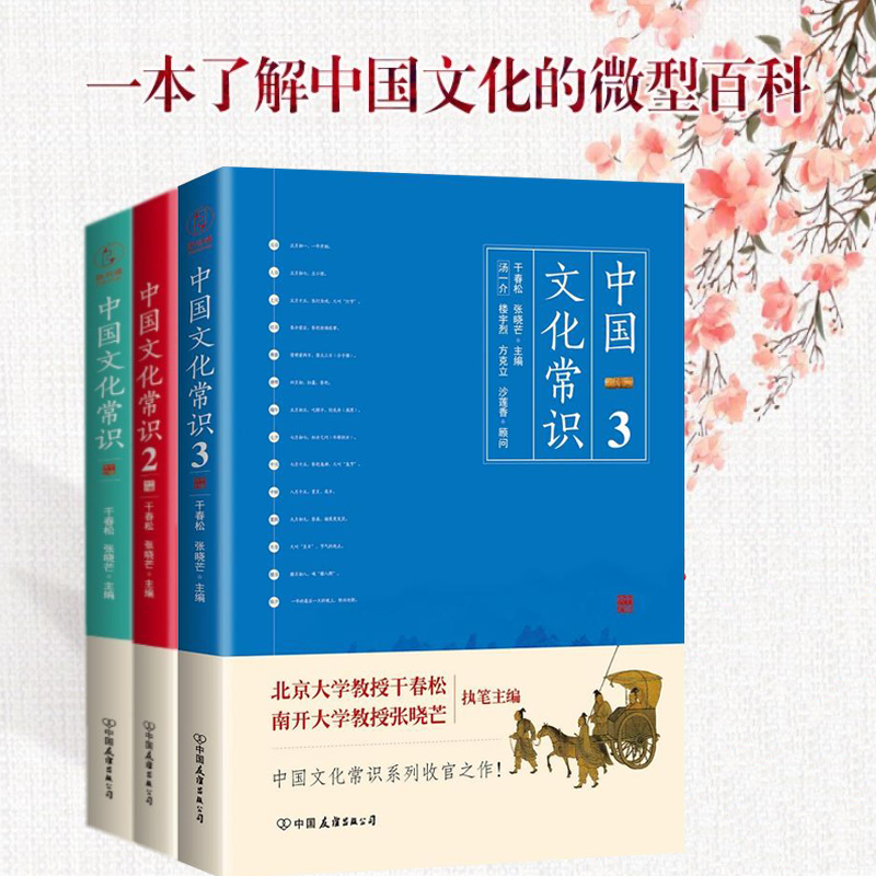 中国文化常识全集（共三册）干春松 中国文化的微型百科中国文化文学书籍 传统文化