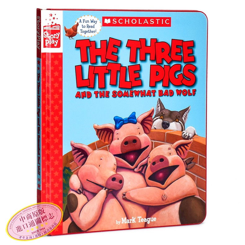 The Three Little Pigs 三只小猪 学乐角色扮演互动书