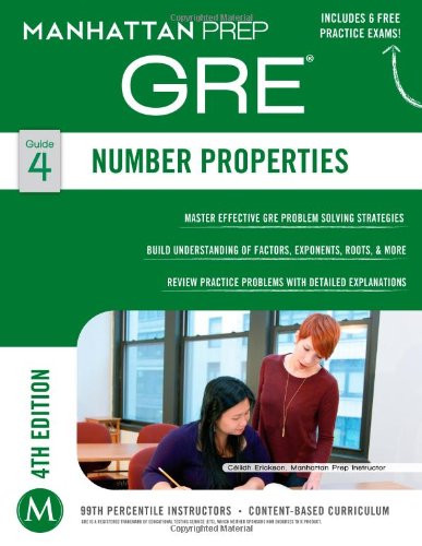 Number Properties GRE Strategy Guide,