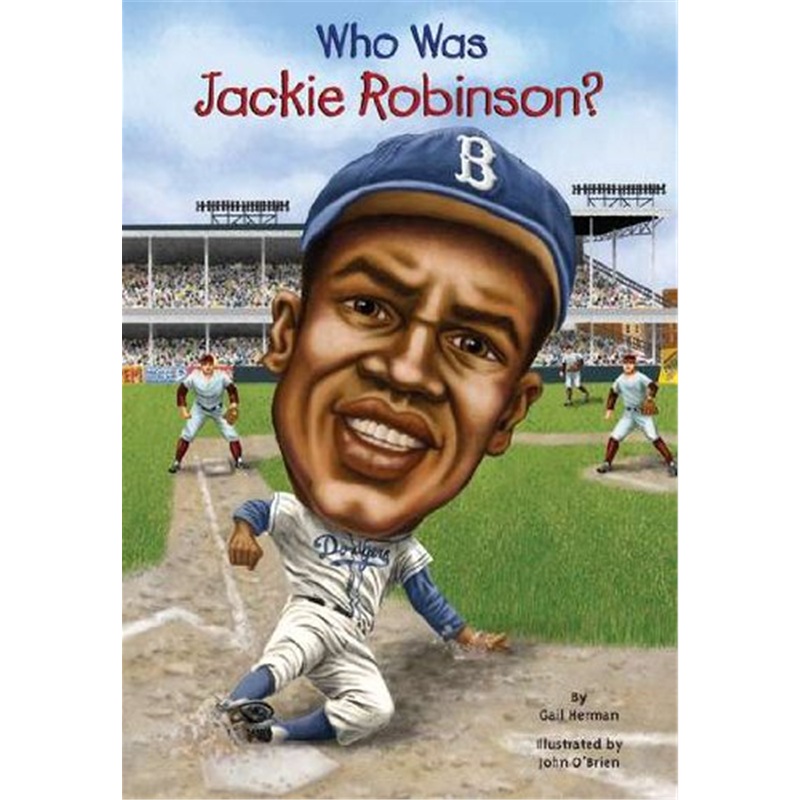 英文原版 名人传记系列 Who Was Jackie Robinson?