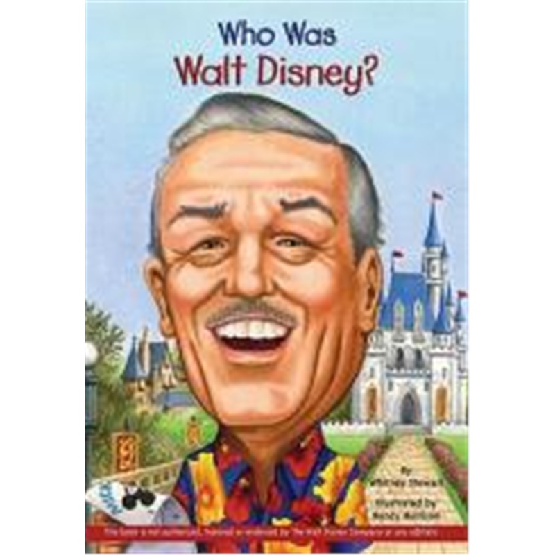 英文原版 名人传记系列 谁是沃特?迪士尼 Who Was Walt Disney?