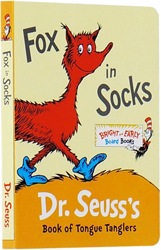 苏斯博士 穿袜子的狐狸 Fox in Socks 进口原版 廖彩杏书单
