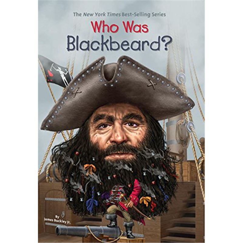 英文原版 名人传记系列 Who Was Blackbeard?