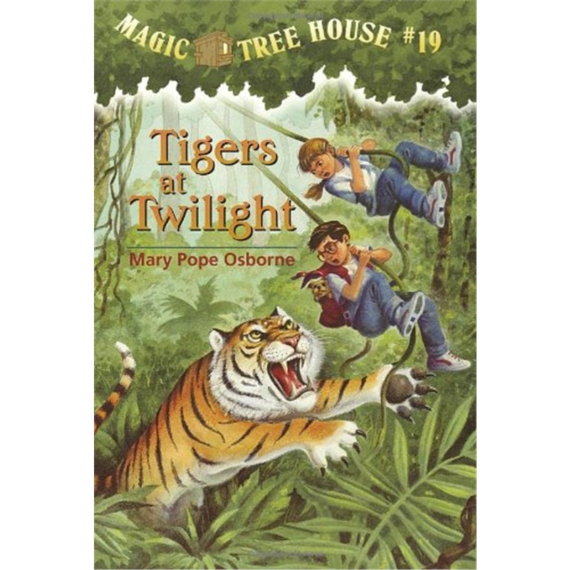 英文原版 魔法树屋系列19:黄昏的老虎 神奇树屋 Magic Tree House