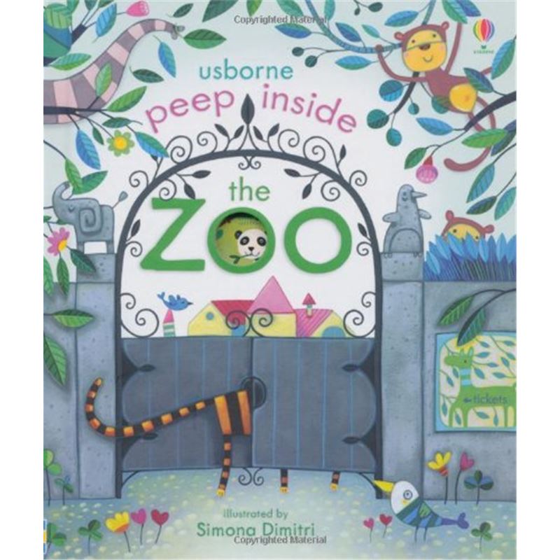 usborne Peep Inside The Zoo