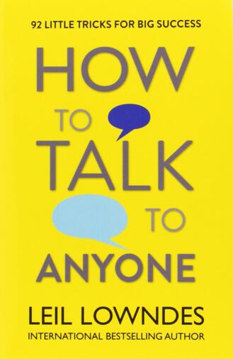 现货 How to Talk to Anyone 英文原版 学会与任何人沟通