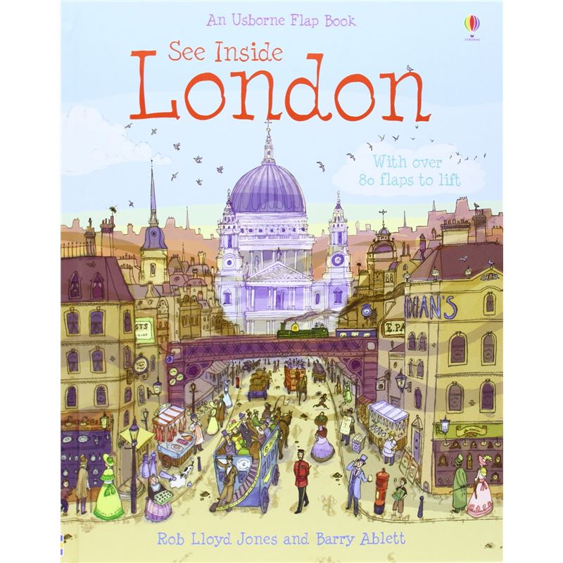 Usborne 看里面系列 伦敦 See Inside London 英文原版科普立体书
