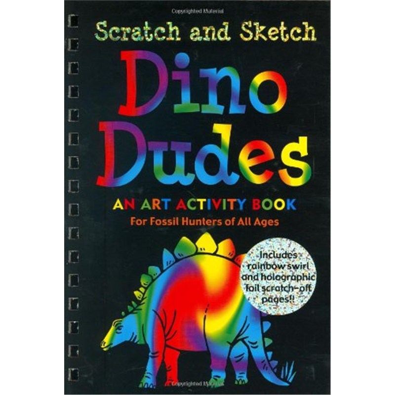 Dino Dudes Scratch And Sketch: An Art Activ
