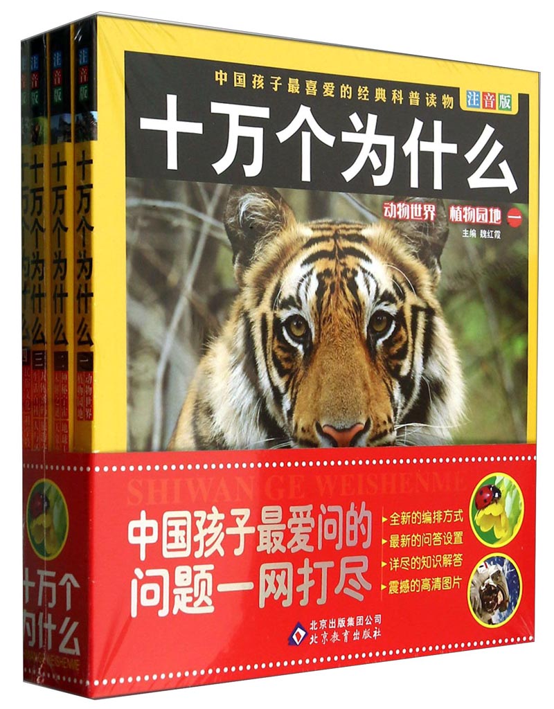 中国孩子最喜爱的经典科普读物：十万个为什么（注音版 套装共4册）