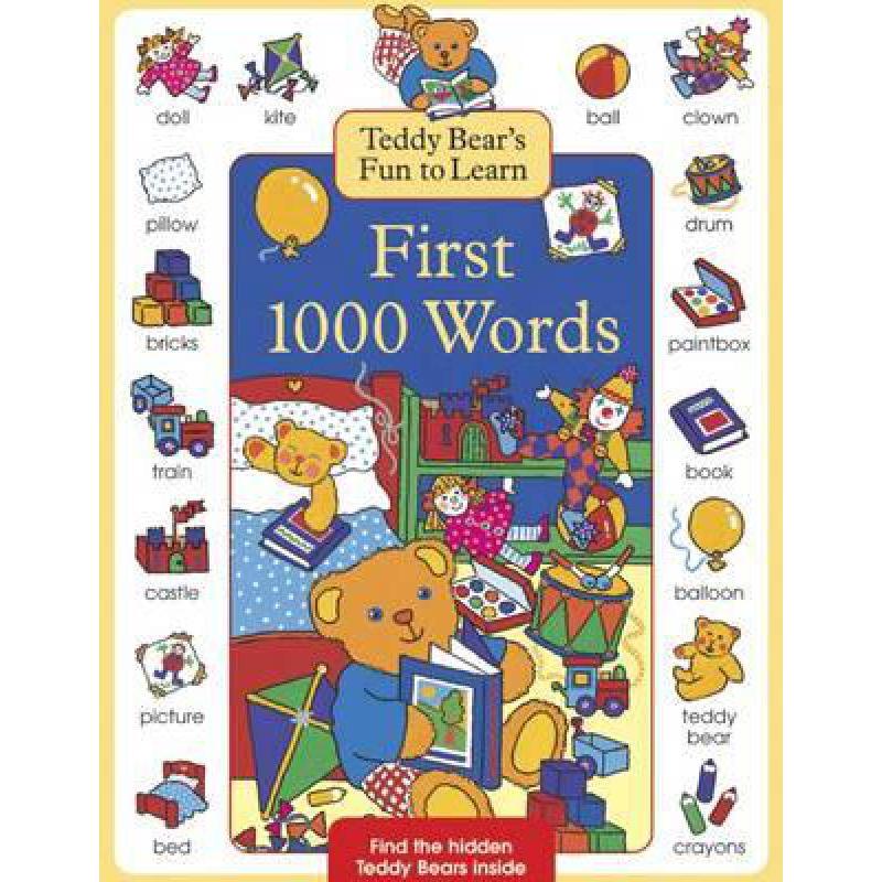 泰迪熊1000词字典 Teddy Bear's Fun to Learn First 1000...