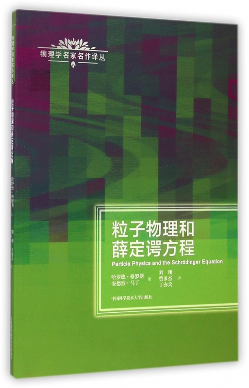 粒子物理和薛定谔方程/物理学名家名作译丛