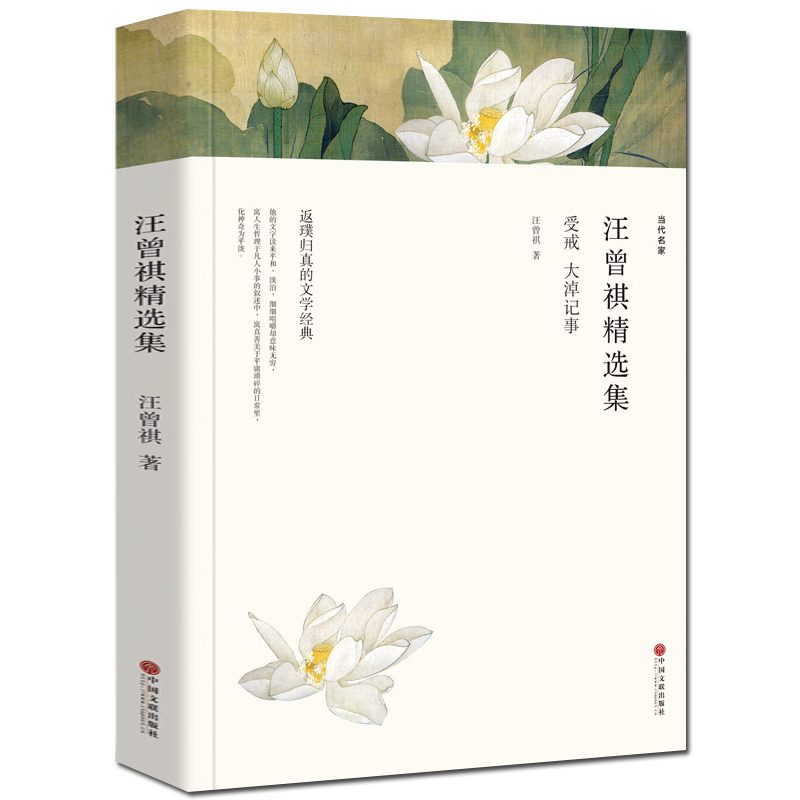 汪曾祺精选集 受戒 大淖记事 中国现当代随笔文学作品集初高中学生课外书