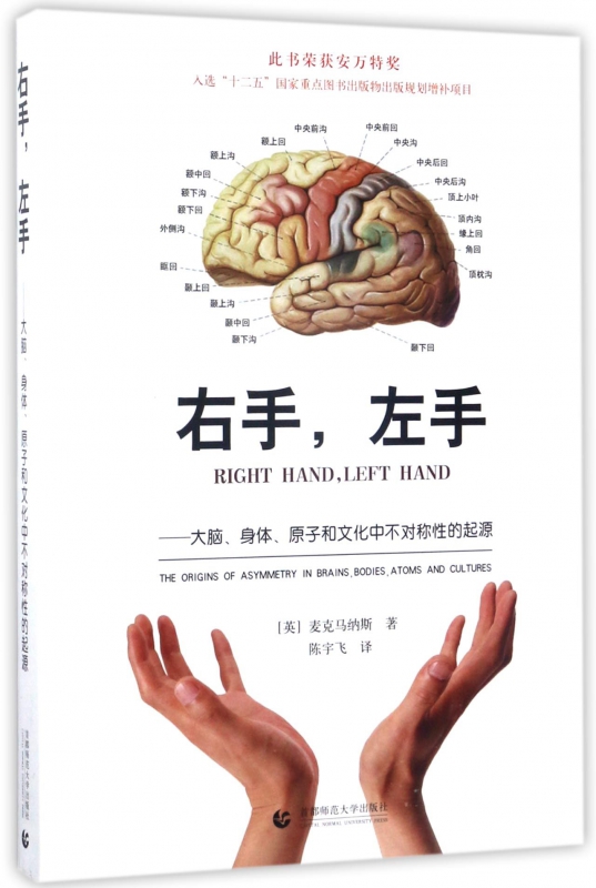 右手左手--大脑身体原子和文化中不对称性的起源