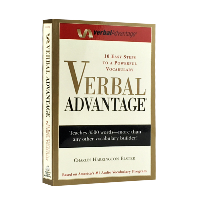 Verbal Advantage 英文原版 言语优势: 具有强大词汇量的十个简单步骤 高级词汇单词书学习GRE出国考试工具书