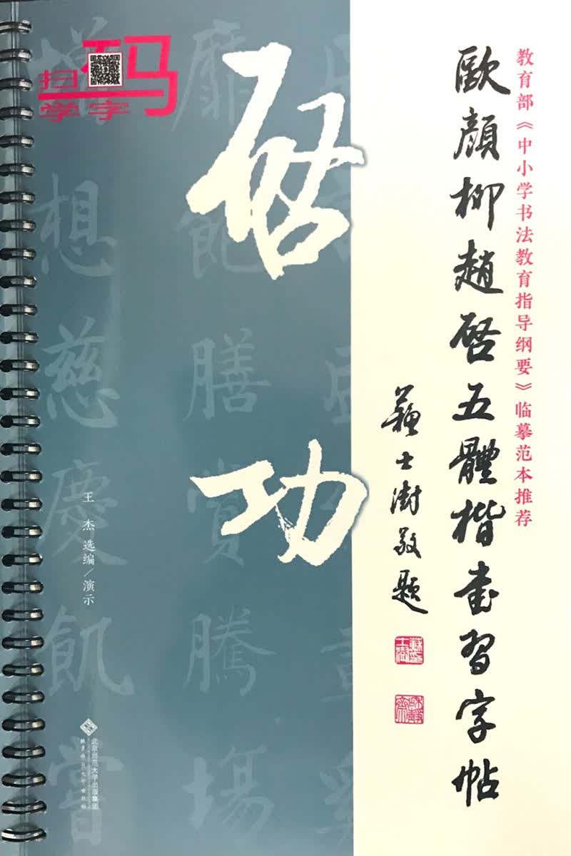 欧颜柳赵启五体楷书习字帖之启功