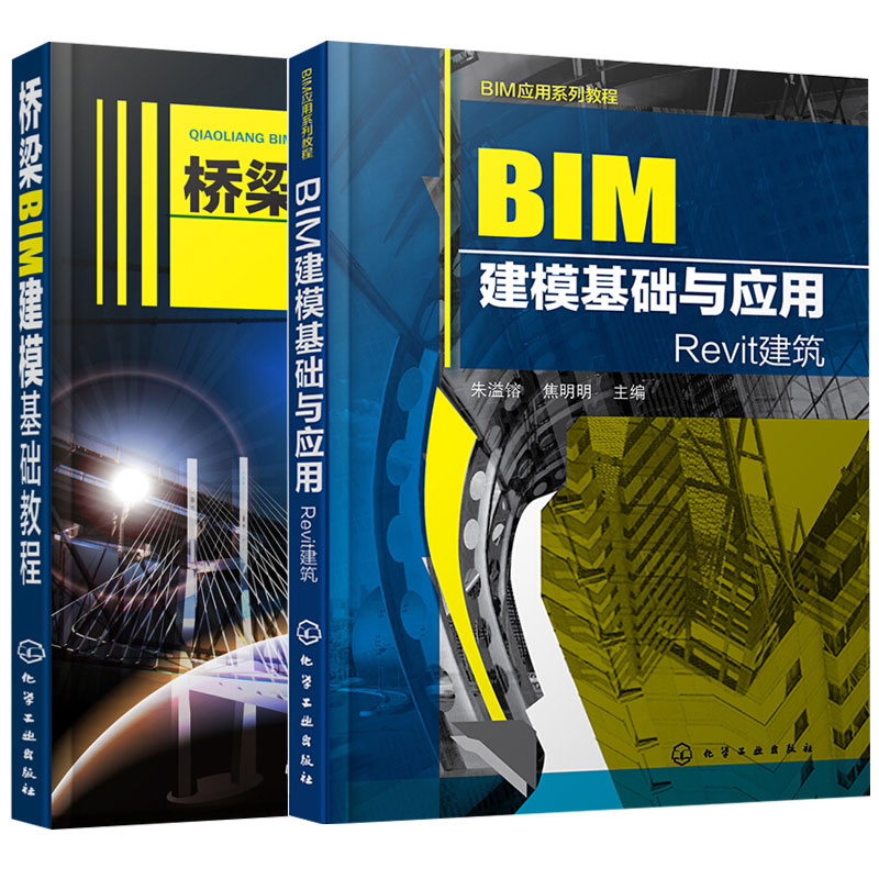 桥梁BIM建模基础教程+BIM应用系列教程BIM建模基础与应用 共2册