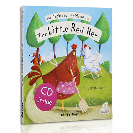 The Little Red Hen, With CD (Flip-Up Fairy Tales) 小红母鸡，附CD