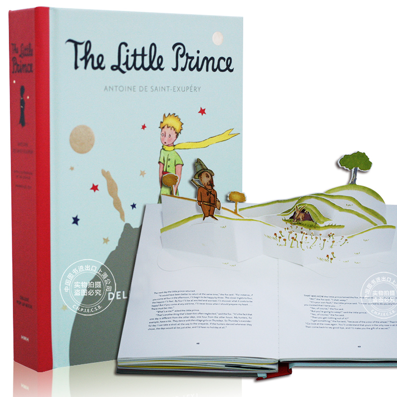 现货 小王子立体书 英文原版 The Little Prince Pop Up 安东尼 圣修伯里 精装