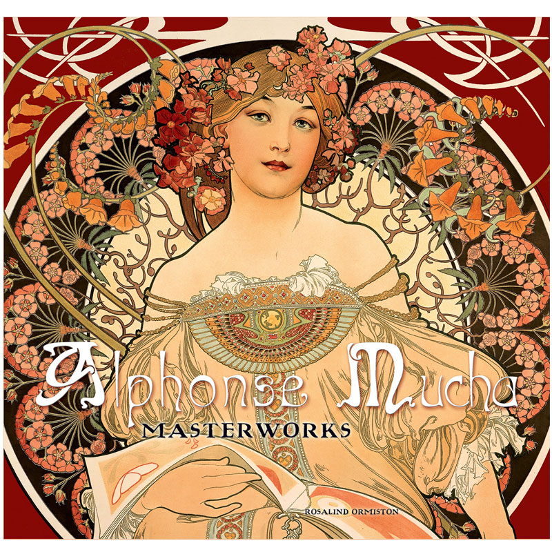 Alphonse Mucha，阿尔丰斯慕夏 绘画艺术图书英文原版 穆夏作品集画册画集日本插画设计善本图书