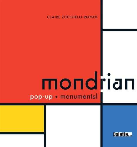 法语原版 蒙德里安：立体书Mondrian : Pop-up monument