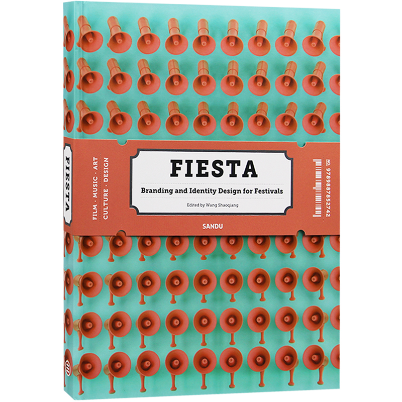 预售英文原版 Fiesta节日狂欢的视觉设计 品牌形象VI案例 平面设计