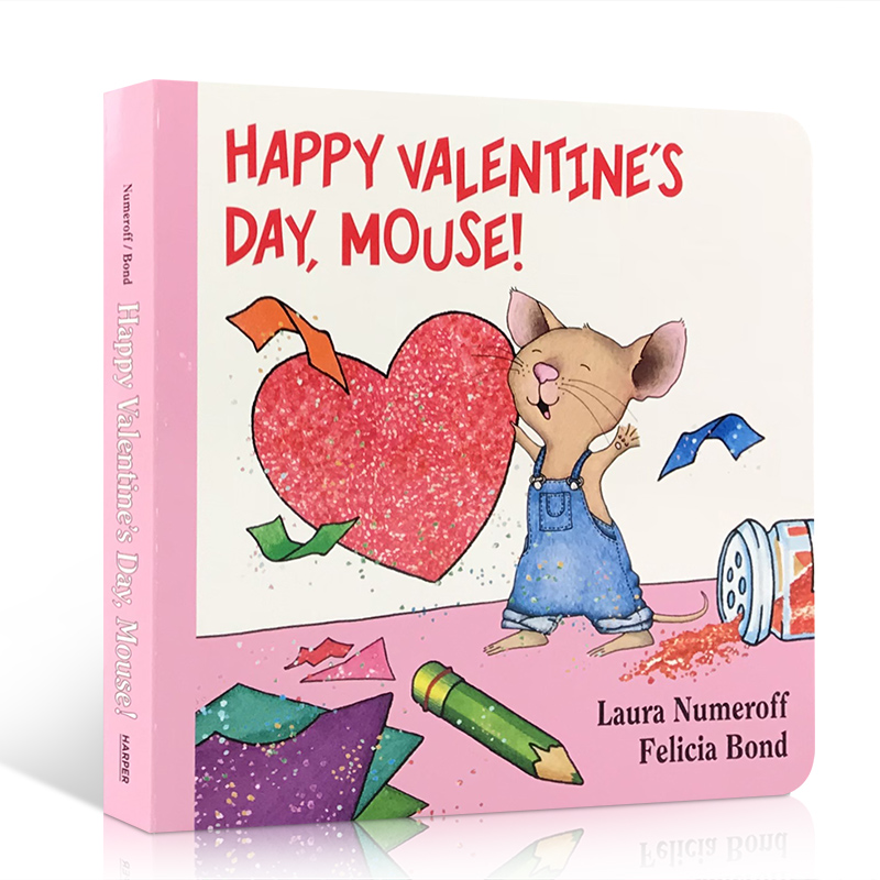 英文原版Happy Valentine's Day, Mouse!情人节快乐小老鼠