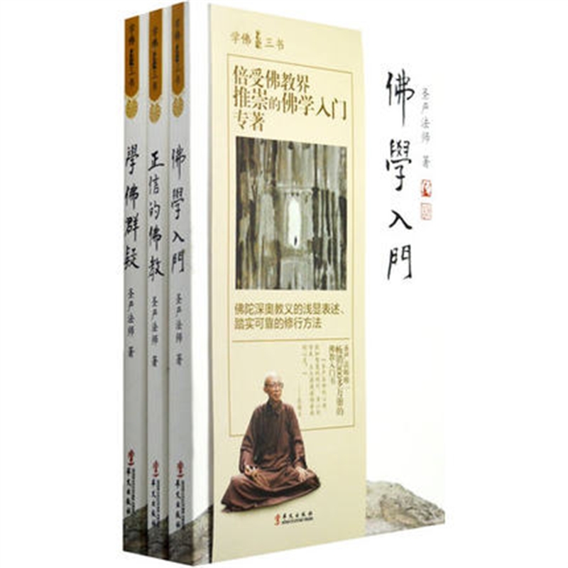 三书圣严法师经典著作：群疑、入门、正信