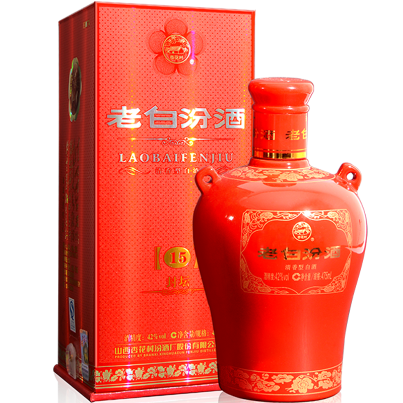 汾酒 老白汾封坛15 清香型白酒 42度 475ml 单瓶装 *2件，316元包邮（单件合158元）—— 慢慢买比价网