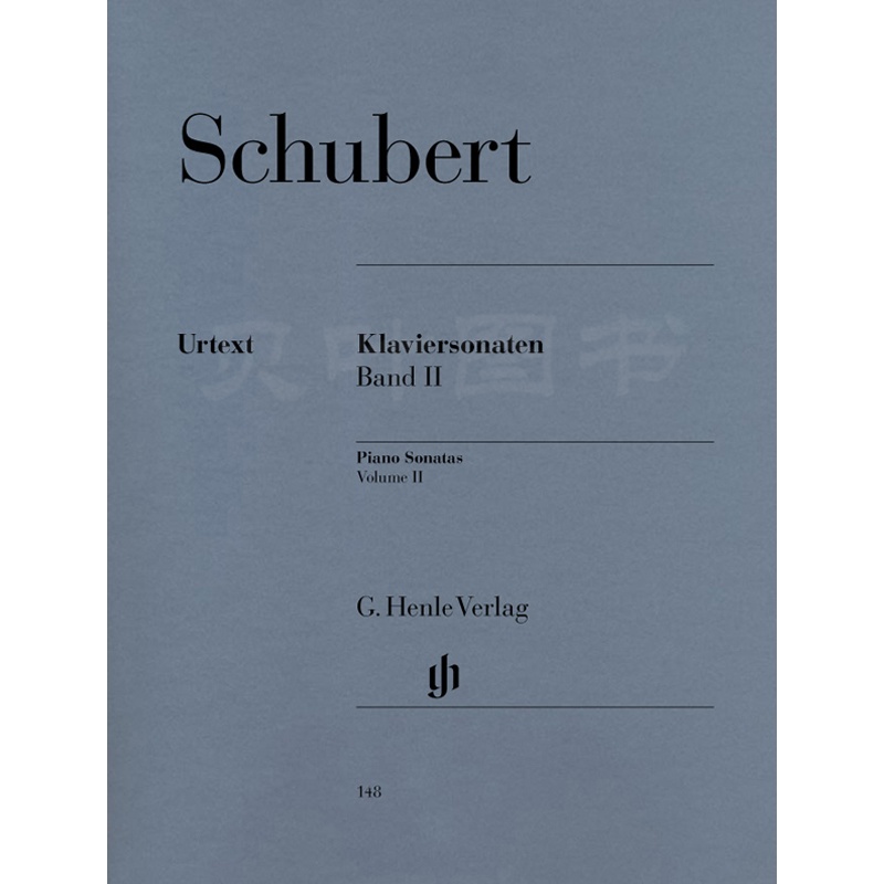 亨乐原版 舒伯特钢琴奏鸣曲全集 卷二 Schubert Klaviersonaten 2 HN148