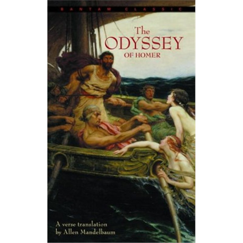 经典名著 荷马史诗 奥德赛 英文原版 The Odyssey of Homer 英文版文学小说 古希腊西方古典文化Bantam Class 世界名著
