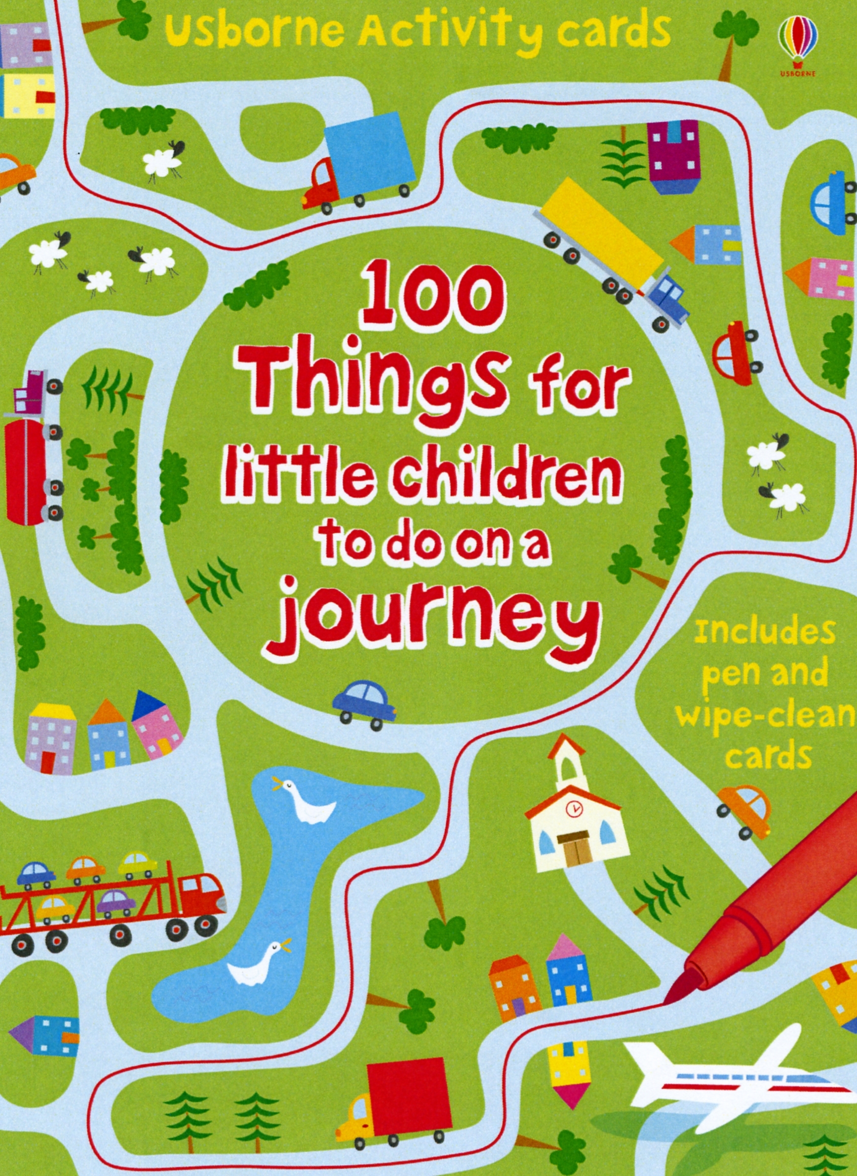 100 Things for Little Children to Do on a Journey (Cards + Pen)100件旅行中儿童应当做的事