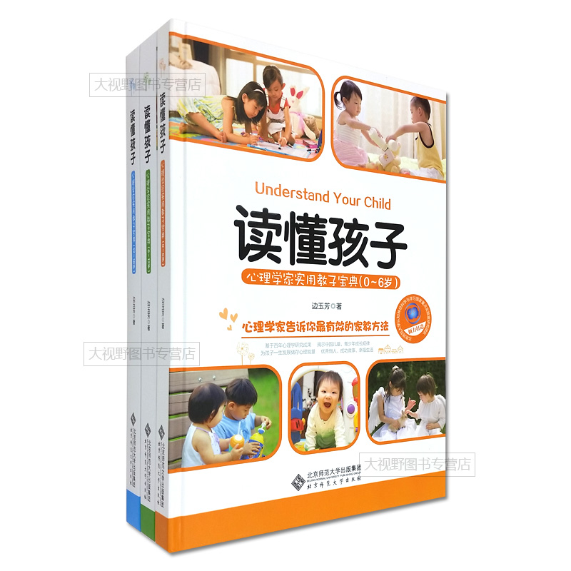 读懂孩子 心理学家实用教子宝典 读懂孩子全3册 边玉芳 北京师范大学出版社 2900g