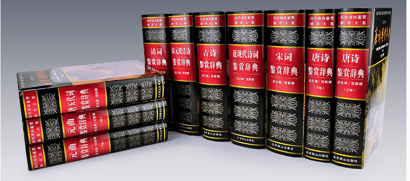 历代诗词辞鉴赏辞书大系10册 唐诗（上下）+宋词+元曲（上下）+宋元明+古诗+唐五代词+清词