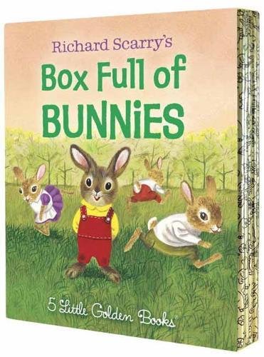 英文原版Richard Scarry's Box Full of Bunnies斯凯瑞小兔子3本合集