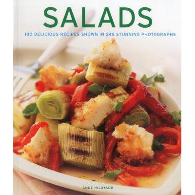 Salads: 180 Delicious Recipes Shown in 245 S...