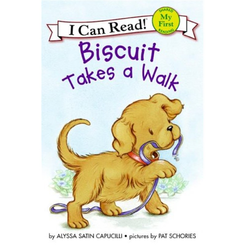 饼干狗 英文原版 绘本Biscuit Takes a Walk (My First I Can R