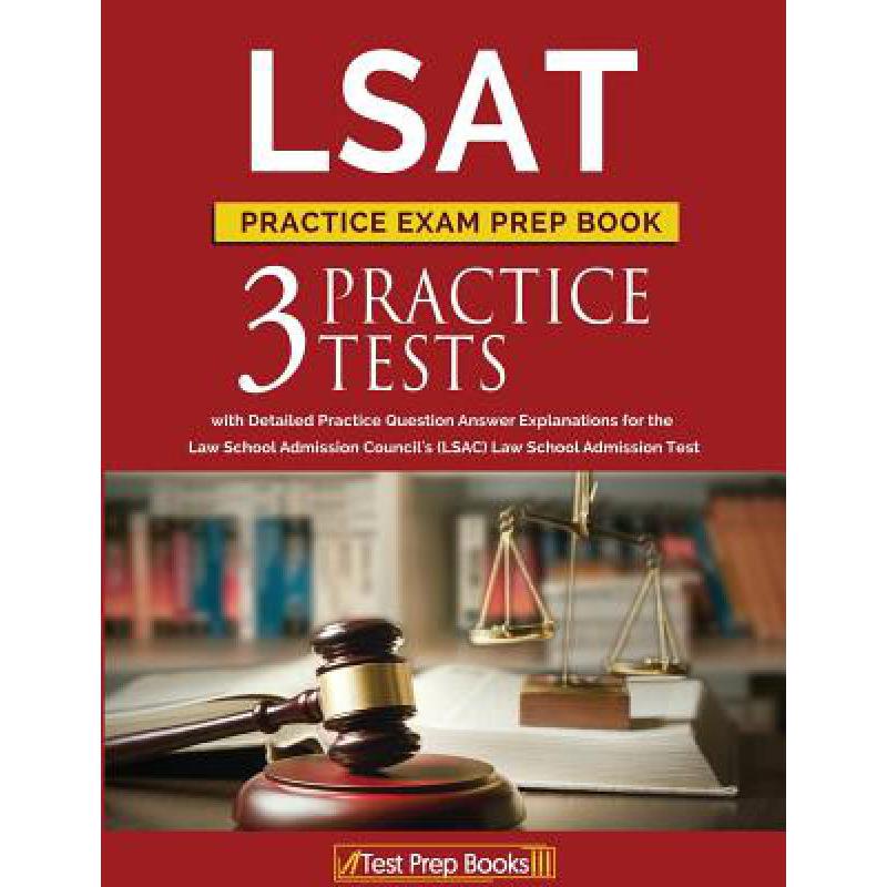 LSAT Practice Exam Prep Book: 3 LSAT Practic...