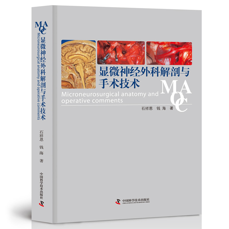 显微神经外科解剖与手术技术 手术入路 神经外科手术治疗参考书籍