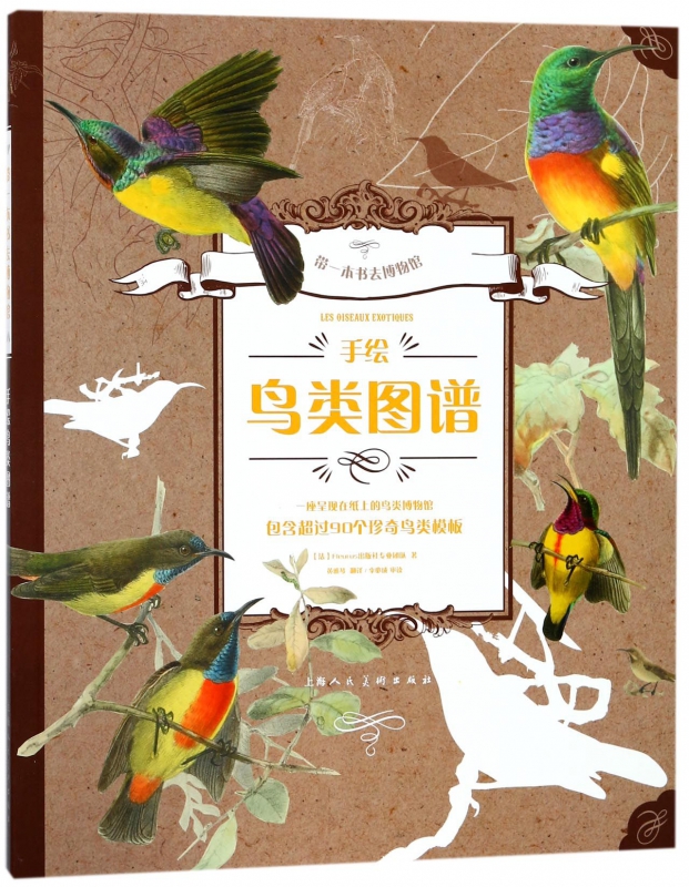 手绘鸟类图谱/带一本书去博物馆