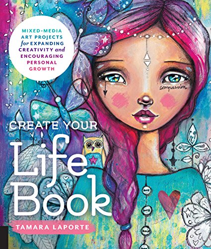 英文原版Create Your Life Book: Mixed-Media Art彩绘生活