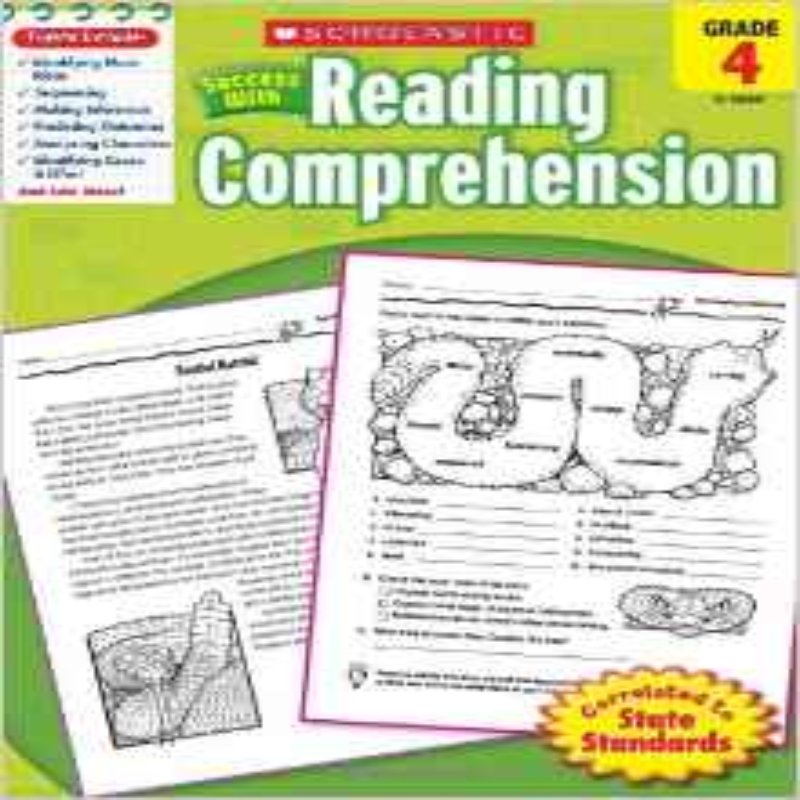 现货 Scholastic Success with Reading Comprehension, Grade 4 第四级 阅读理解