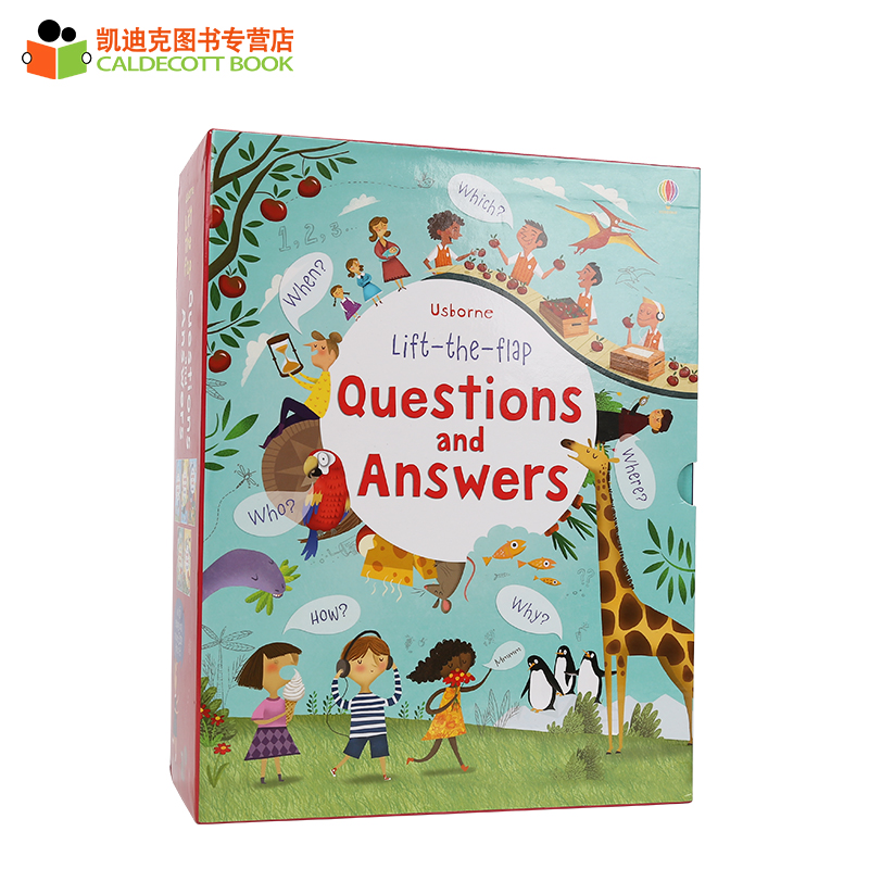 Usborne Questions and Answers 翻翻书问答科普 5册英文原版绘本