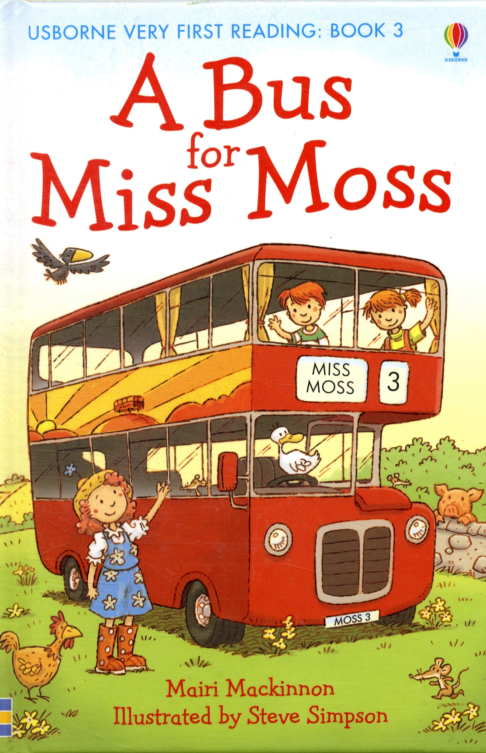 Usborne Very First Reading Book 3: A Bus for Miss Moss莫斯小姐的公共汽车