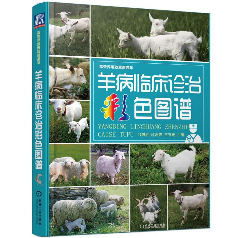 包邮 羊病临床诊治彩色图谱 羊病诊疗与处方手册 养羊与羊病防治 羊病快速诊治指南