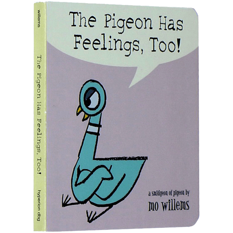 英文原版 鸽子也会闹情绪The Pigeon Has Feelings Too 纸板书