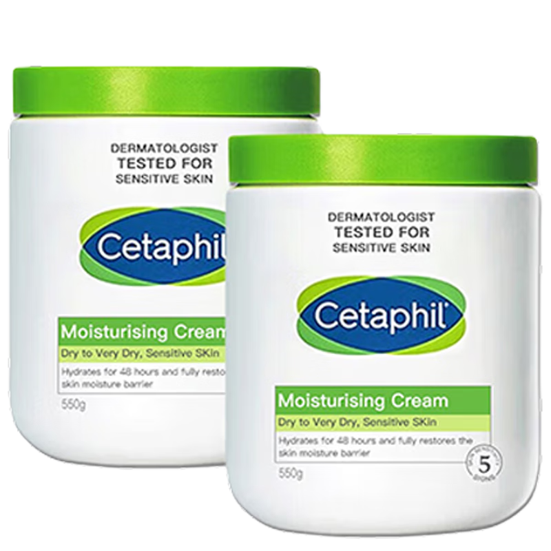 Cetaphil 丝塔芙 大白罐 550g*2罐 ，158元包邮，折79元/罐（需用券）—— 慢慢买比价网