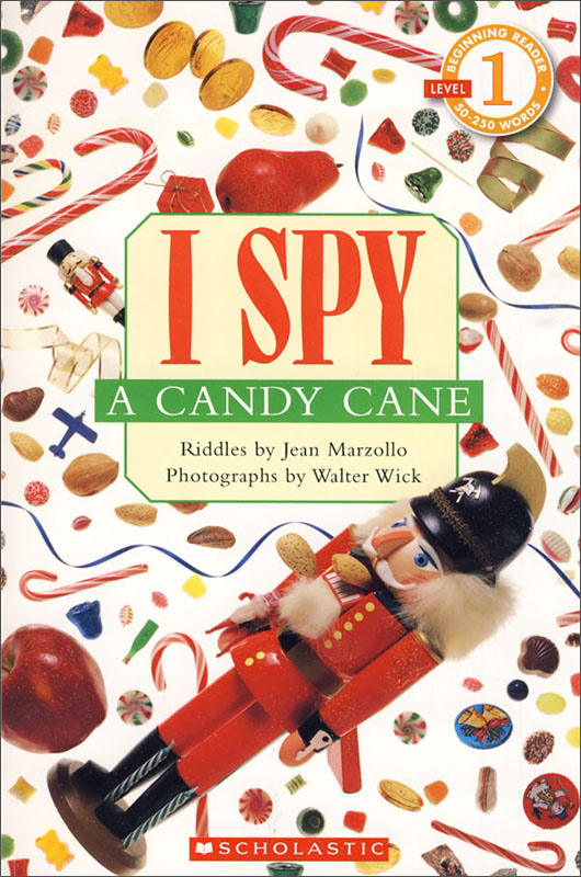 学乐分级读物 级别1：视觉大发现：糖果棒 1册 英文原版 游戏书 Scholastic I Spy: A Candy Cane 3-6岁