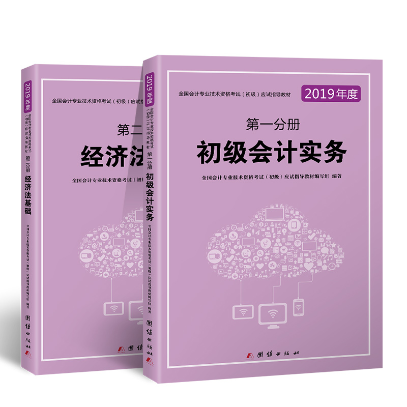 备考2020初级会计职称2019教材全国会计专业技术资格考试（初级）应试指导教材初级会计实务+经济法基础（套装共2册）